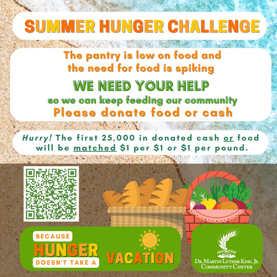 Hunger Challenge - The Martin Luther King Junior Community Center ...